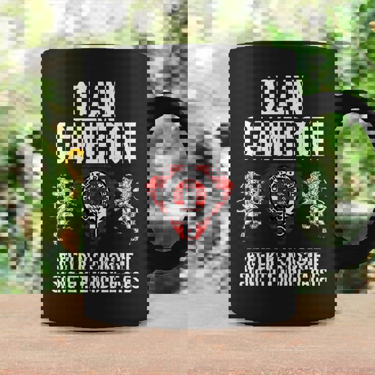 Cameron Clan Scottish Name Coat Of Arms Tartan Family Party Coffee Mug ...
