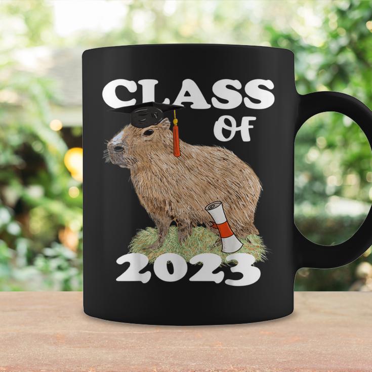 Class Of 2023 Graduation Capybara Animal Senior 2023 Coffee Mug | Mazezy