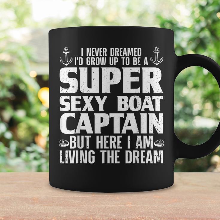 Cool Boat Captain For Men Women Sail Pontoon Boating Boater Coffee Mug ...