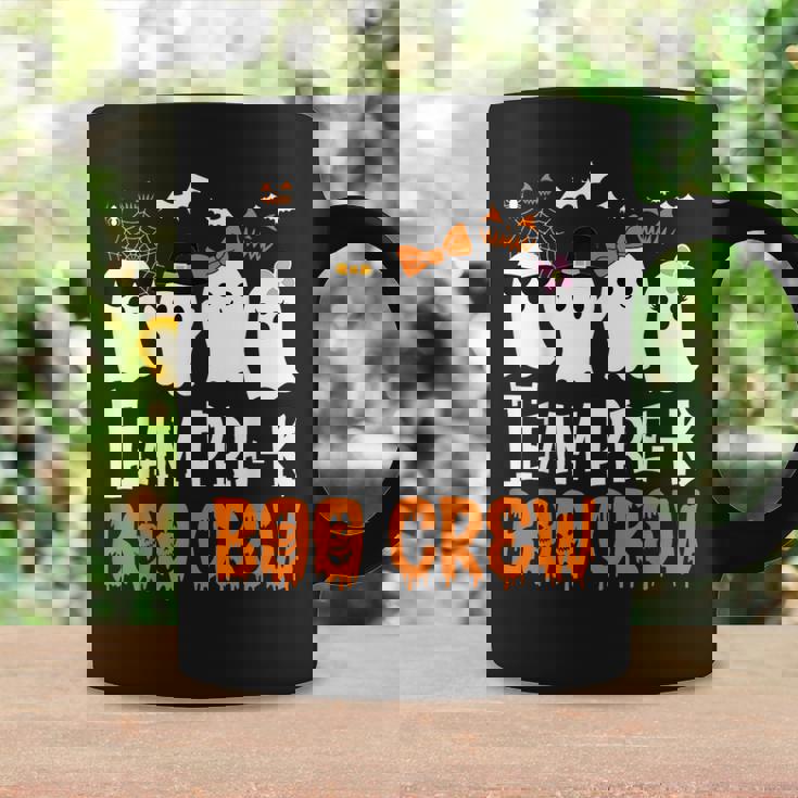 Cute Ghost Team Pre K Boo Crew Halloween Teacher Student Coffee Mug ...