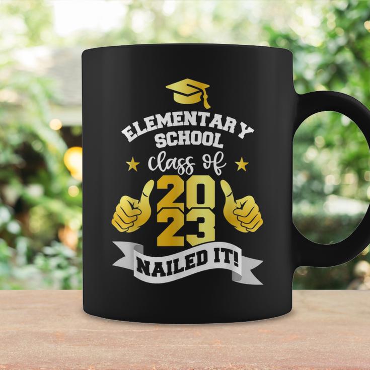 Elementary Class Of 2023 Nailed It Kids Graduation Coffee Mug | Mazezy