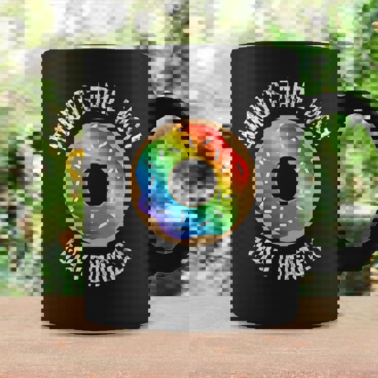 Funny Donut Just Gay Bagels Lgbtq Pride Month Gift Coffee Mug | Mazezy