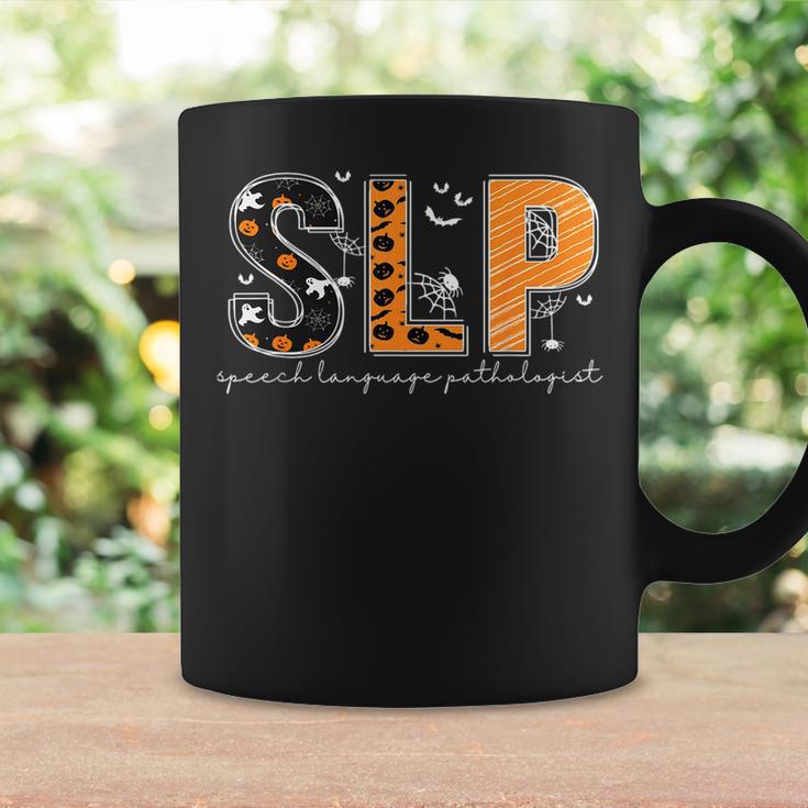 Slp Halloween Costume Pumpkin Fall Skeleton Coffee Mug - Seseable