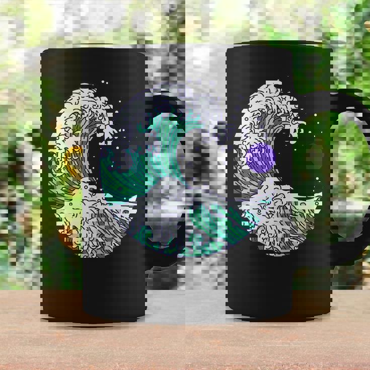 Gay Male Pride Vincian Japanese Wave Subtle Lgbtq Mlm Gift Coffee Mug ...