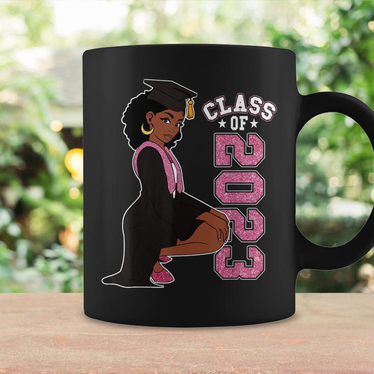 Graduation Her Seniors Class Of 2023 Black Girl Magic Coffee Mug | Mazezy