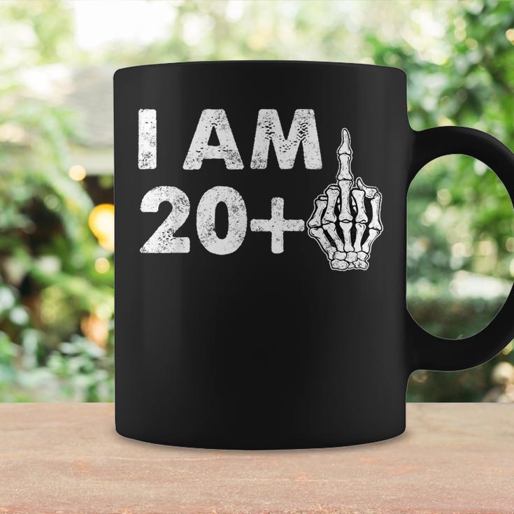 Im 21 Years Old Funny Skeleton Middle Finger 21St Birthday 21St ...