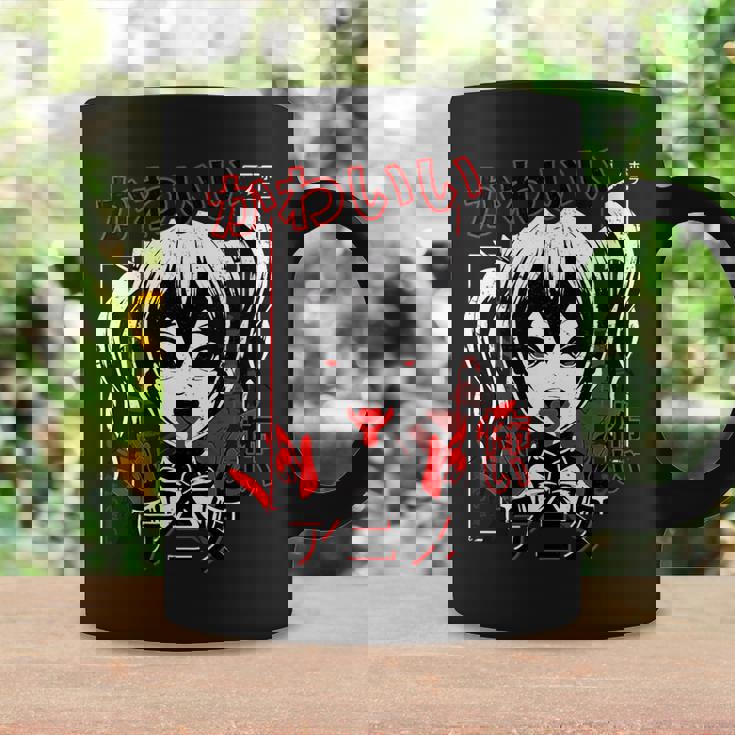 Japanese Anime Girl Scary Creepy Japanese Dark Anime Kawaii Coffee Mug ...