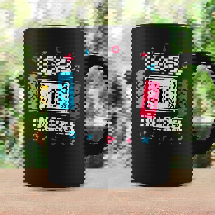 Level 10 Unlocked Gamer 10Th Birthday Video Game Lovers Coffee Mug ...