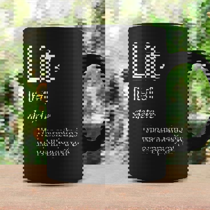 Lit Definition Lit Meme Definition Christmas Party Lit Coffee Mug ...