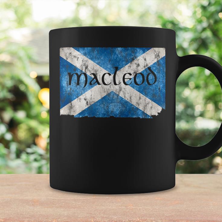 Macleod Scottish Clan Name Scotland Flag Coffee Mug | Mazezy