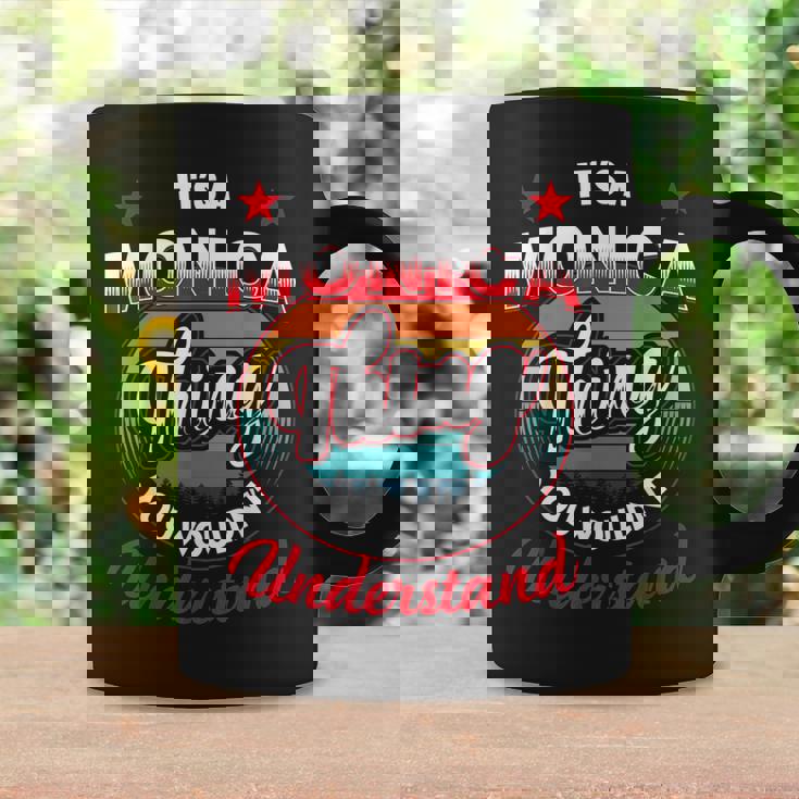 Monica Retro Name Its A Monica Thing Coffee Mug | Mazezy