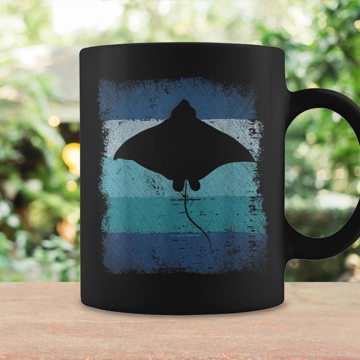 Ocean Animal Scuba Diving Stingray Retro Manta Ray Coffee Mug | Mazezy