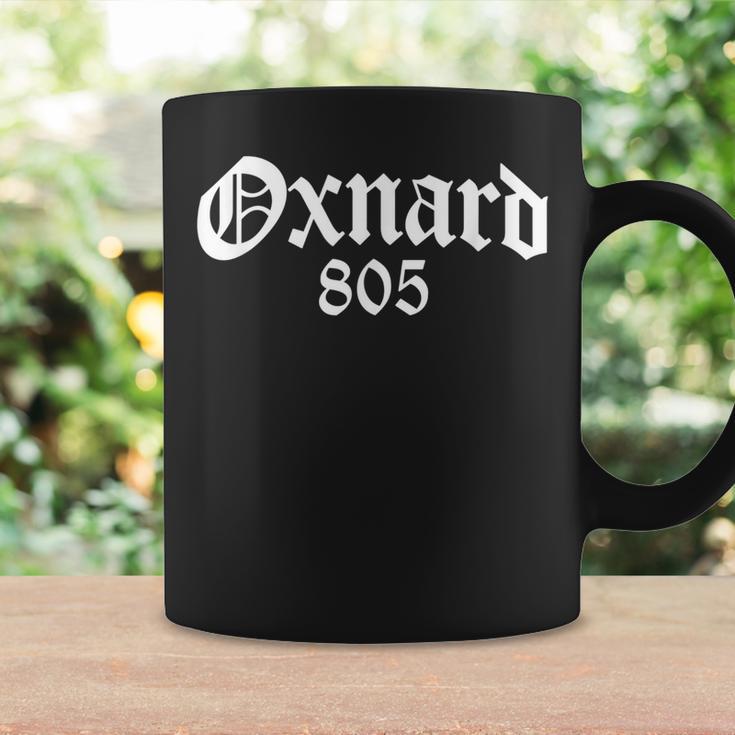 Oxnard 805 Area Code Chicano Pride Mexican Tattoo Biker Coffee Mug | Mazezy