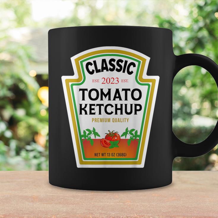 Red Ketchup Mustard Easy Diy Couples Costume Condiment Coffee Mug | Mazezy