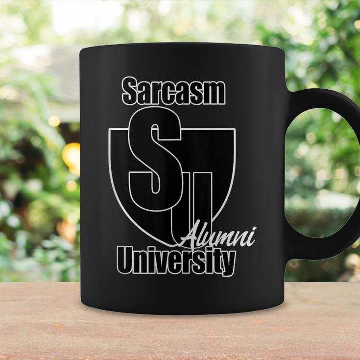 Sarcasm University Alumni Coffee Mug | Mazezy