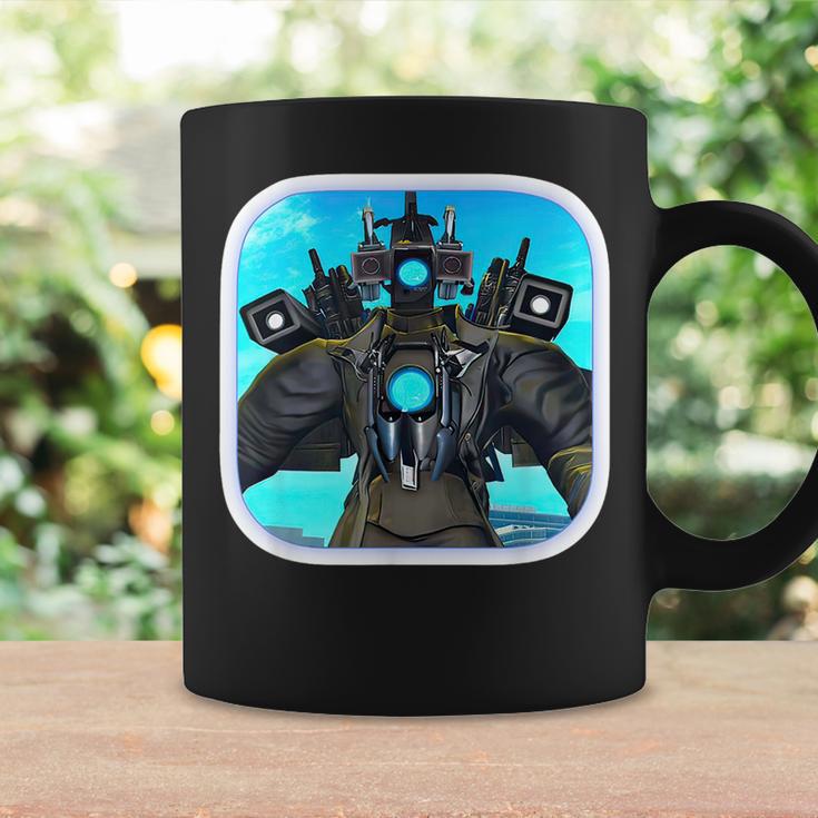 Skibidi Toilet Cameraman Speakerman Tv Man Coffee Mug - Monsterry