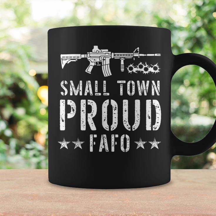 Small Town Proud Fafo Vintage Coffee Mug - Monsterry