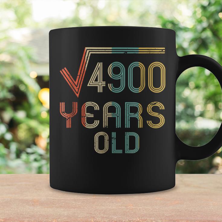 Square Root Of 4900 70 Years Old 70Th Birthday Gift 70Th Birthday Funny ...
