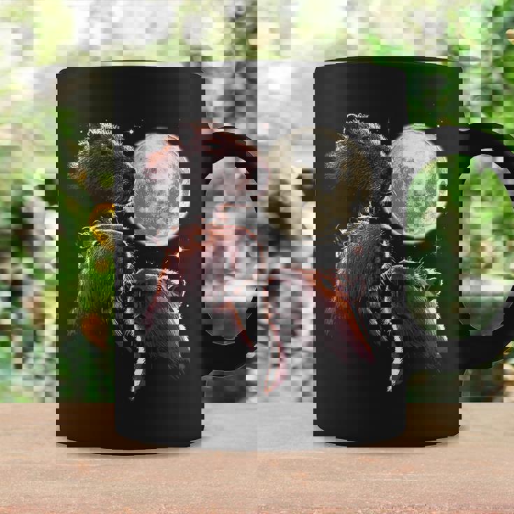 Three Capybara Moon Funny Capybara Meme Mystical Capybara Coffee Mug ...