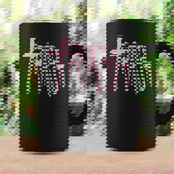 Trash Pink Graffiti Grunge Goth Edgy Handwritten Aesthetic Gift For Womens Coffee Mug | Mazezy