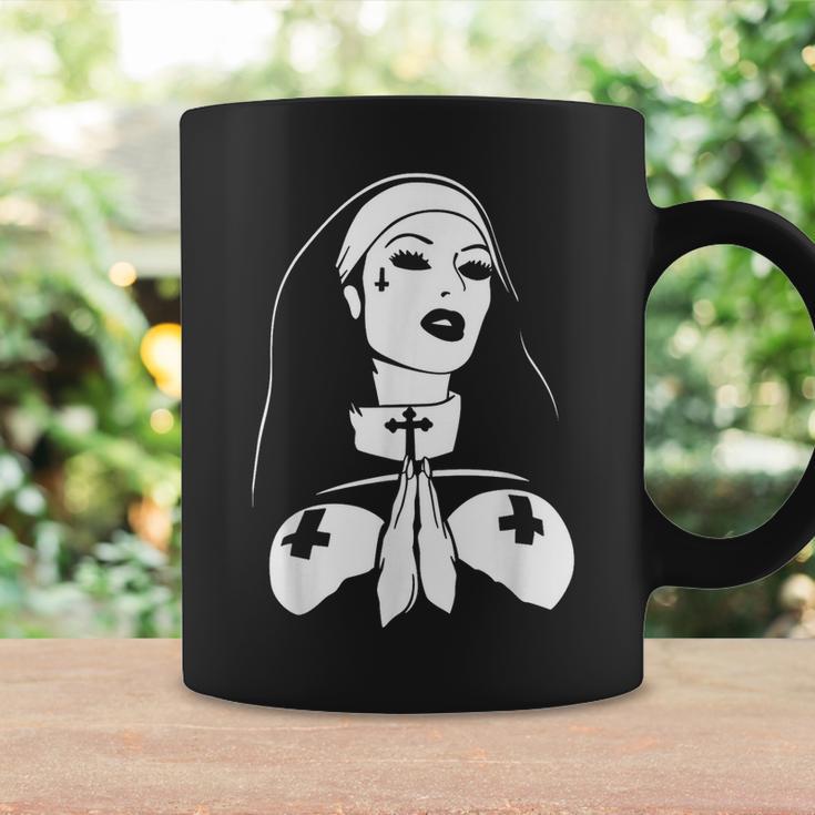 Unholy Nun Sinner Gothic Witchcraft Occult Magic Ouija Coffee Mug ...
