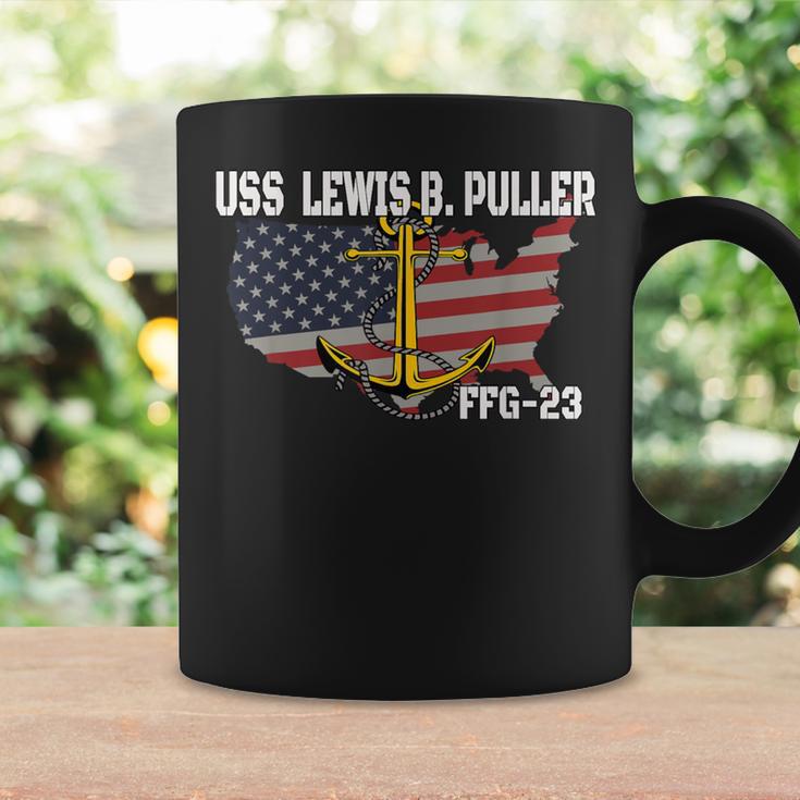 Uss Lewis B Puller Ffg-23 Frigate Veterans Father Grandpa Coffee Mug ...