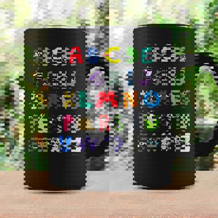 Villain Letter Abc Learning Boys Matching Evil Alphabet Lore Coffee Mug ...