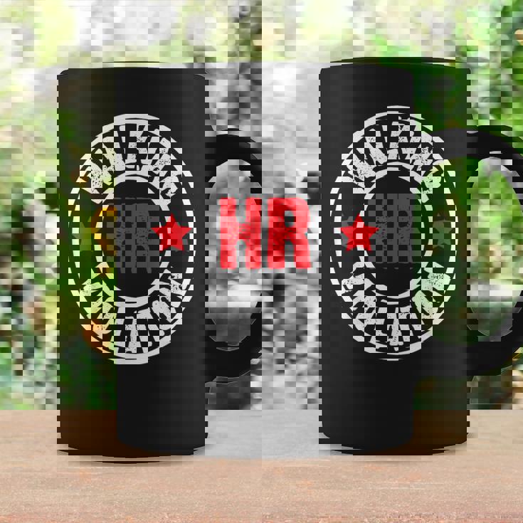 Walking Hr Violation Human Vintage Humor Coffee Mug - Seseable