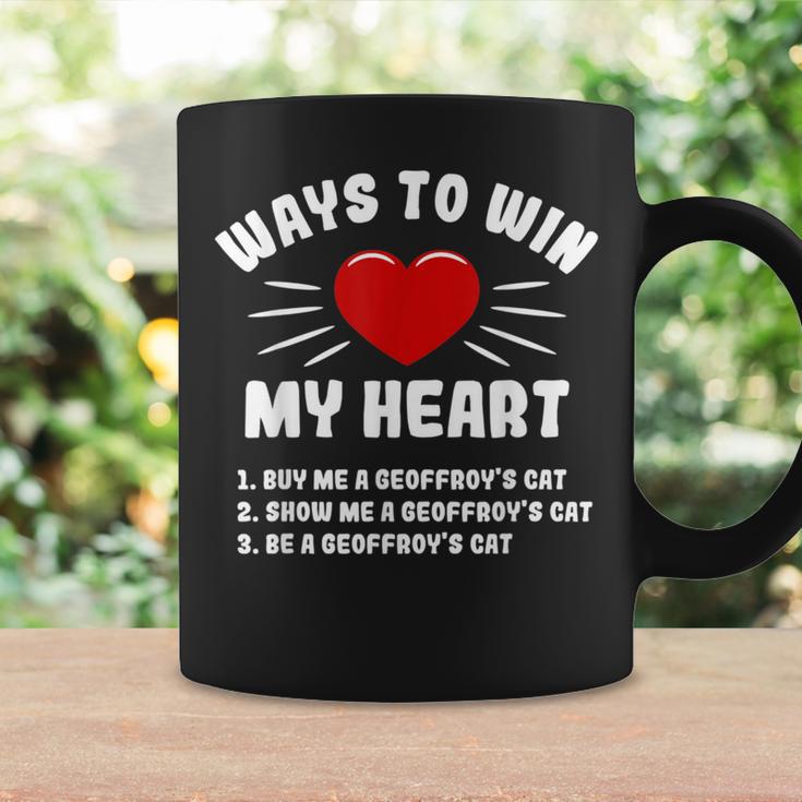 Ways To Win My Heart Geoffroy's Cat Animal Meme Humor Coffee Mug | Mazezy