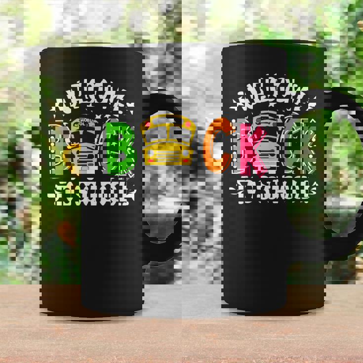 Welcome Back To School Bus Driver First Day Of School Bus Gifts Coffee ...