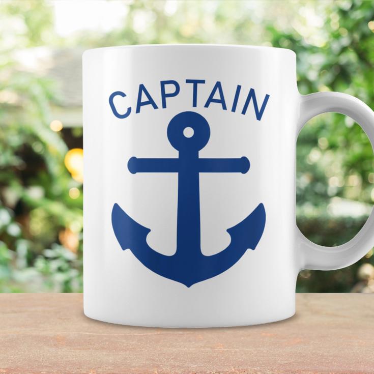 Blue Anchor Captain Boat Lovers Coffee Mug | Mazezy