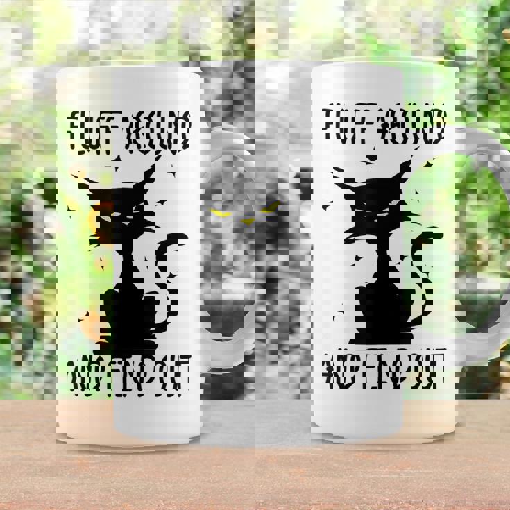 Funny Cat Fluff Around And Find Out Cat Owner Lover Cat Coffee Mug | Mazezy