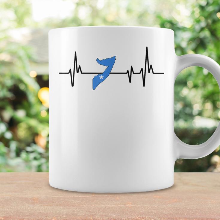 Heartbeat Somali Flag Somalia Coffee Mug | Mazezy