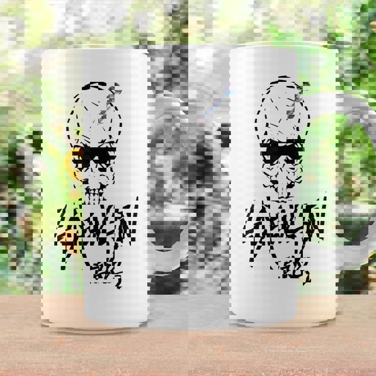 Screwston Texas Screwhead Skeleton Skull Coffee Mug | Mazezy