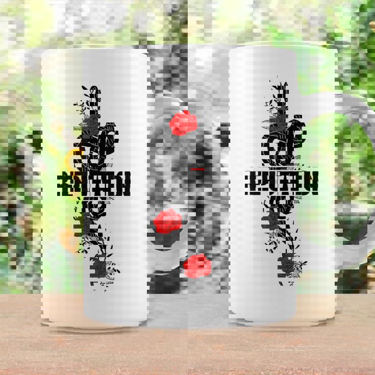 Snake With Flowers Snake-Reputation In The-World Coffee Mug | Mazezy