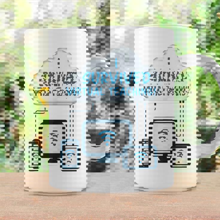 I Survived Virtual Teaching Coffee Mug | Mazezy