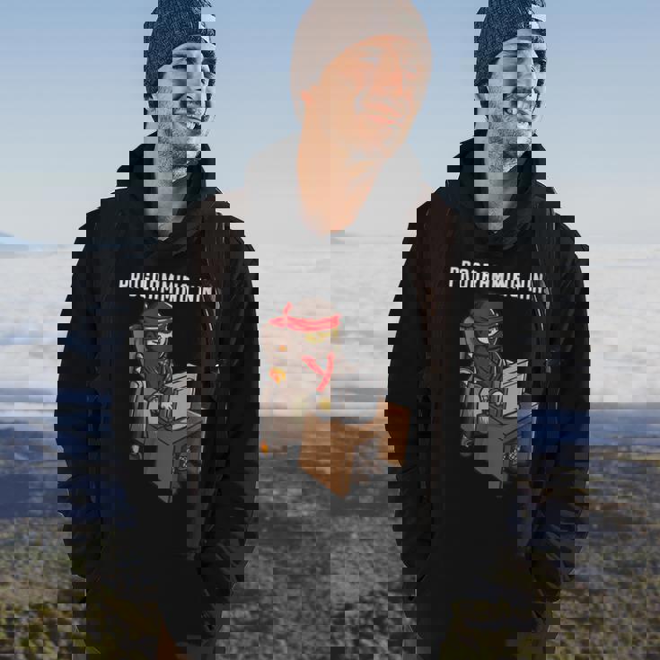 Programmer Ninja Programming Coding Nerd Boys Hoodie | Mazezy