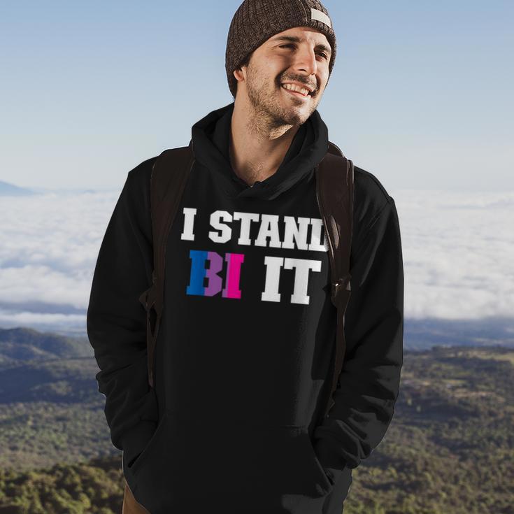 I Stand Bi It Bisexual Pride Flag Bi Pride Hoodie | Mazezy
