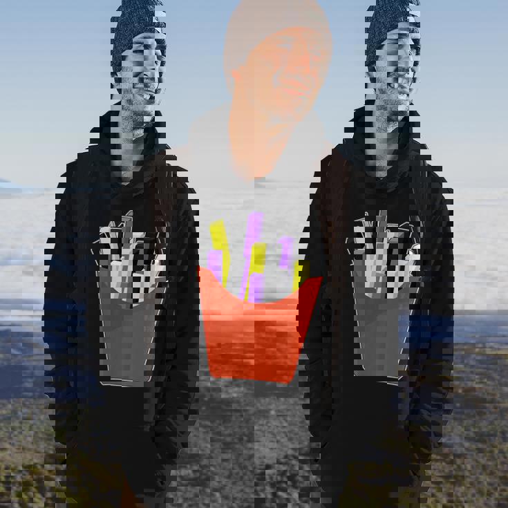 Non Binary Lgbtq Potato French Fries Gay Pride Hoodie | Mazezy