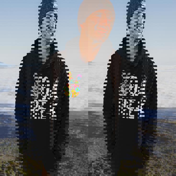 Peace Out Pre K Last Day Of School Pre K Graduate Hoodie | Mazezy AU