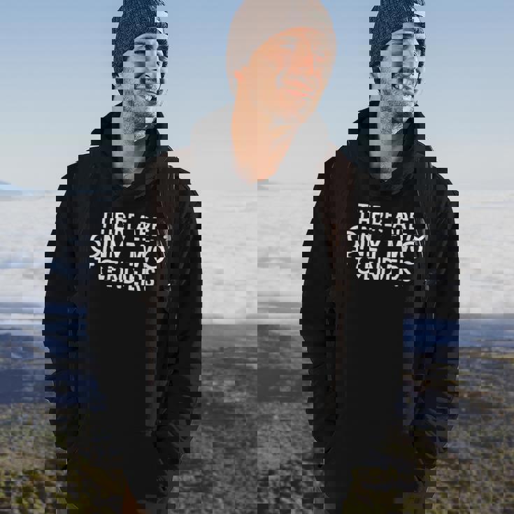 There Are Only Two Genders Symbols Hoodie | Mazezy