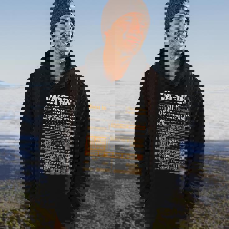 Watson Name Gift Watson Born To Rule V2 Hoodie - Seseable