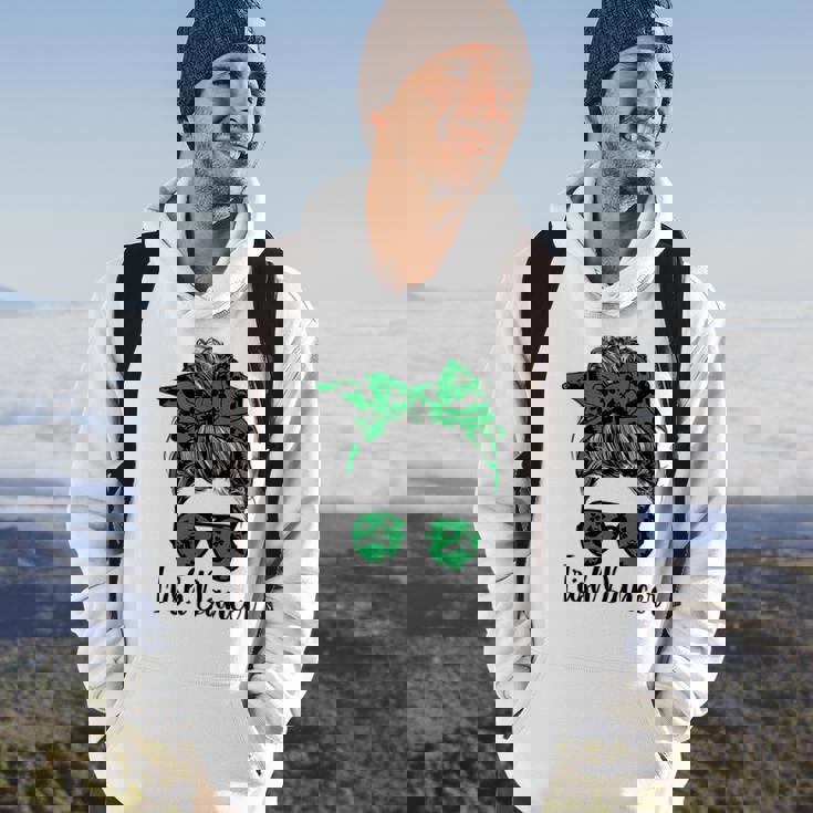 Irish Dancer Messy Bun Irish Dance Irish Dancing Hoodie - Seseable