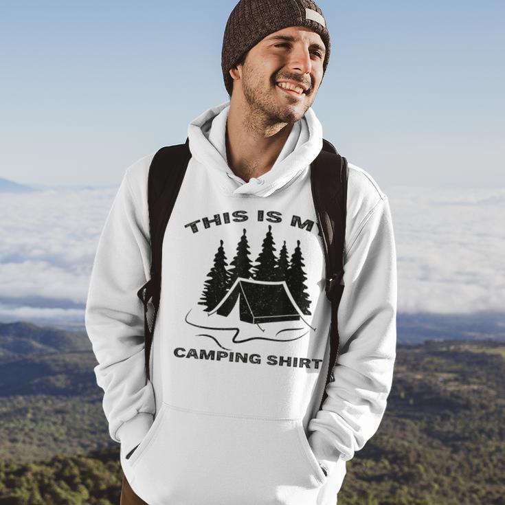 This Is My Camping Funny Camper Camping Funny Gifts Hoodie | Mazezy