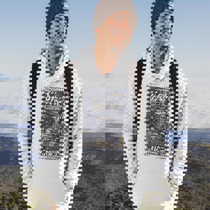 Vintage Hot Rod Custom Culture Men Classic Car Hoodie | Mazezy