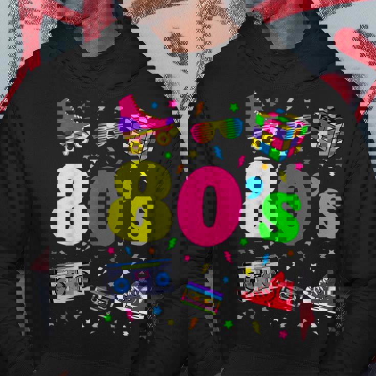 80S Theme Party 80S Costume - I Love The 80S Hoodie - Seseable