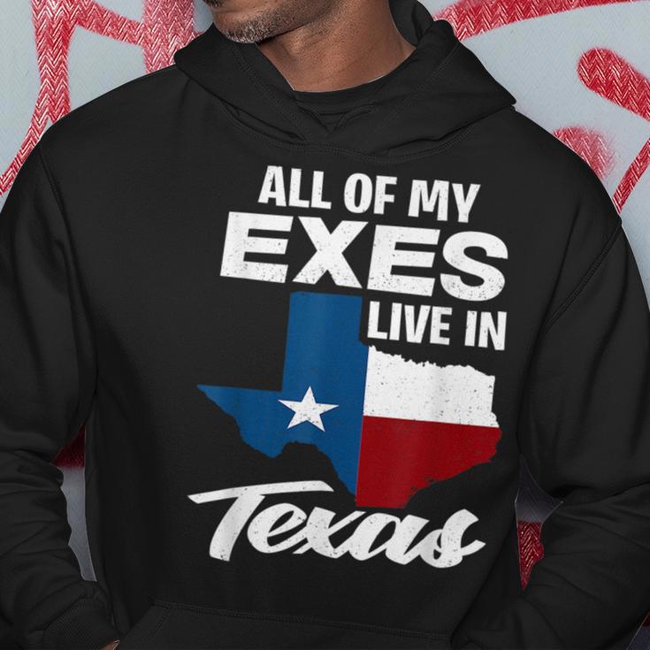 All Of My Exes Live In Texas Funny Texan Gift Texas Funny Designs Gifts ...