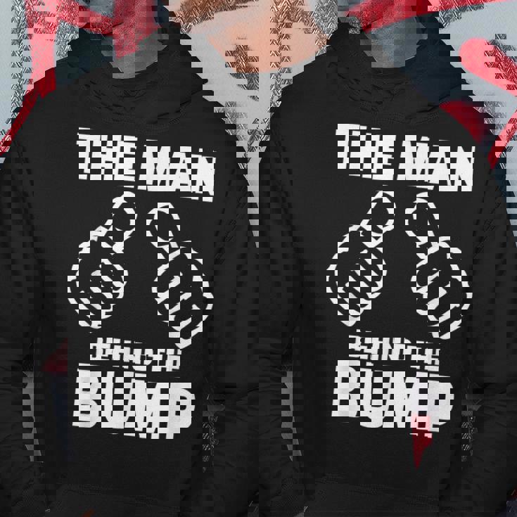 Baby Man Behind Bump Hoodie | Mazezy