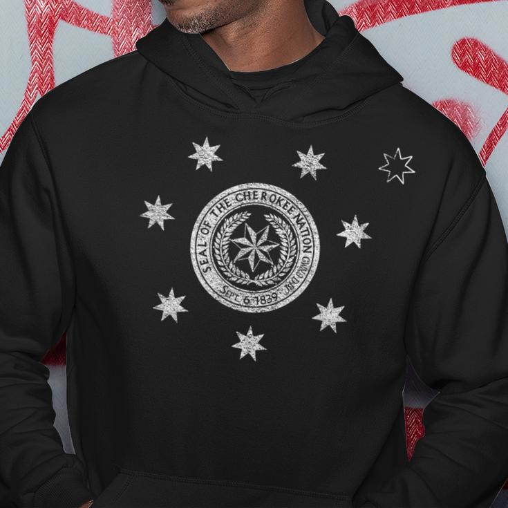 Cherokee Nation Flag Seal Native American Pride Honor Hoodie | Mazezy
