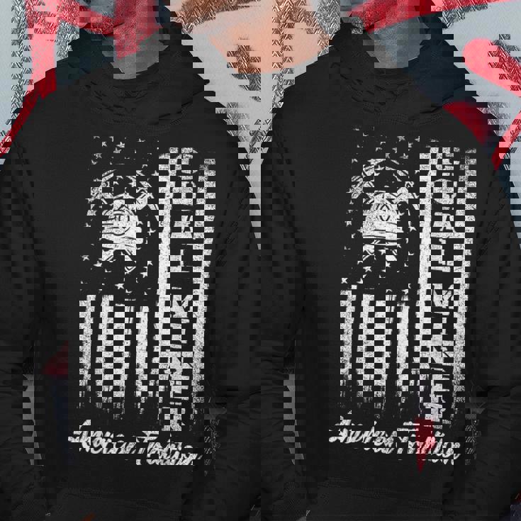 Coal Miner - Usa Flag Patriotic Underground Mining Laborer Hoodie ...